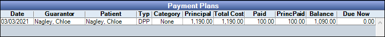Open Dental Software - Dynamic Payment Plan